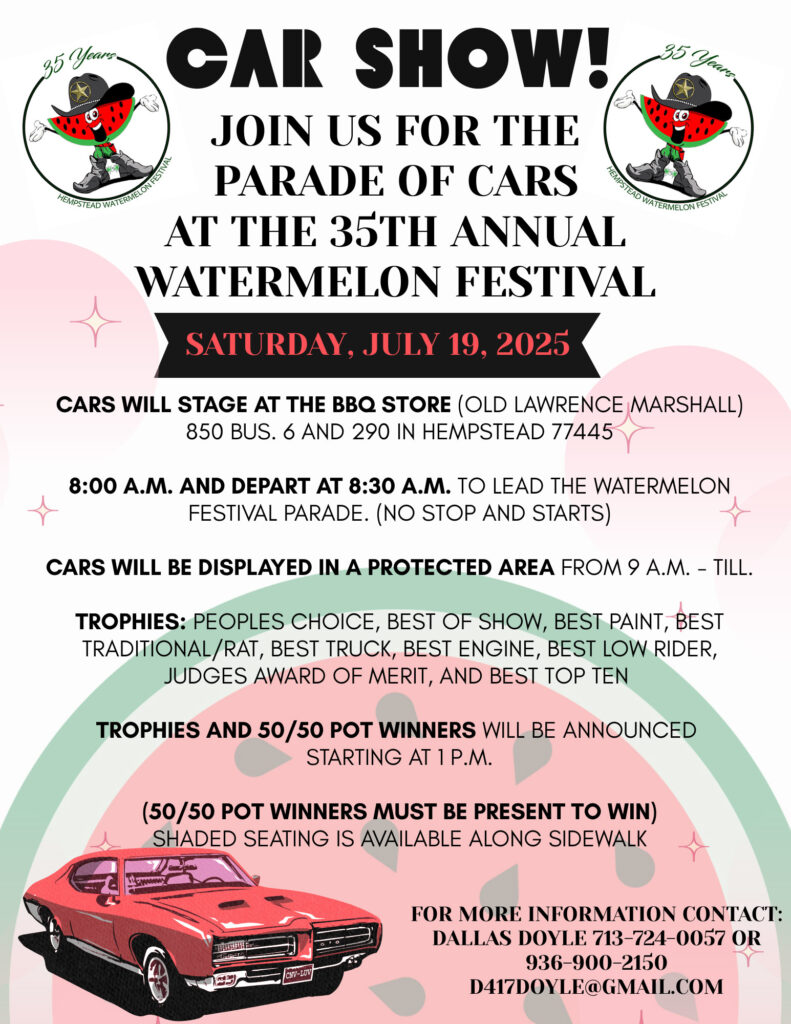 Car Show | Hempstead Watermelon Festival
